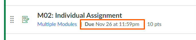 IRC Quick Tips: Setting Assignment Due Dates