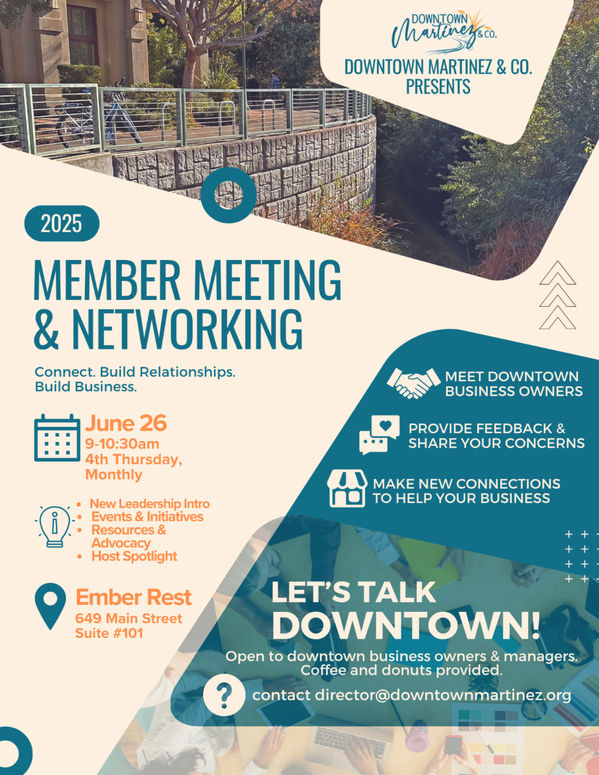 MARK YOUR CALENDARS! Let's Talk Downtown at the June Member Meeting ...