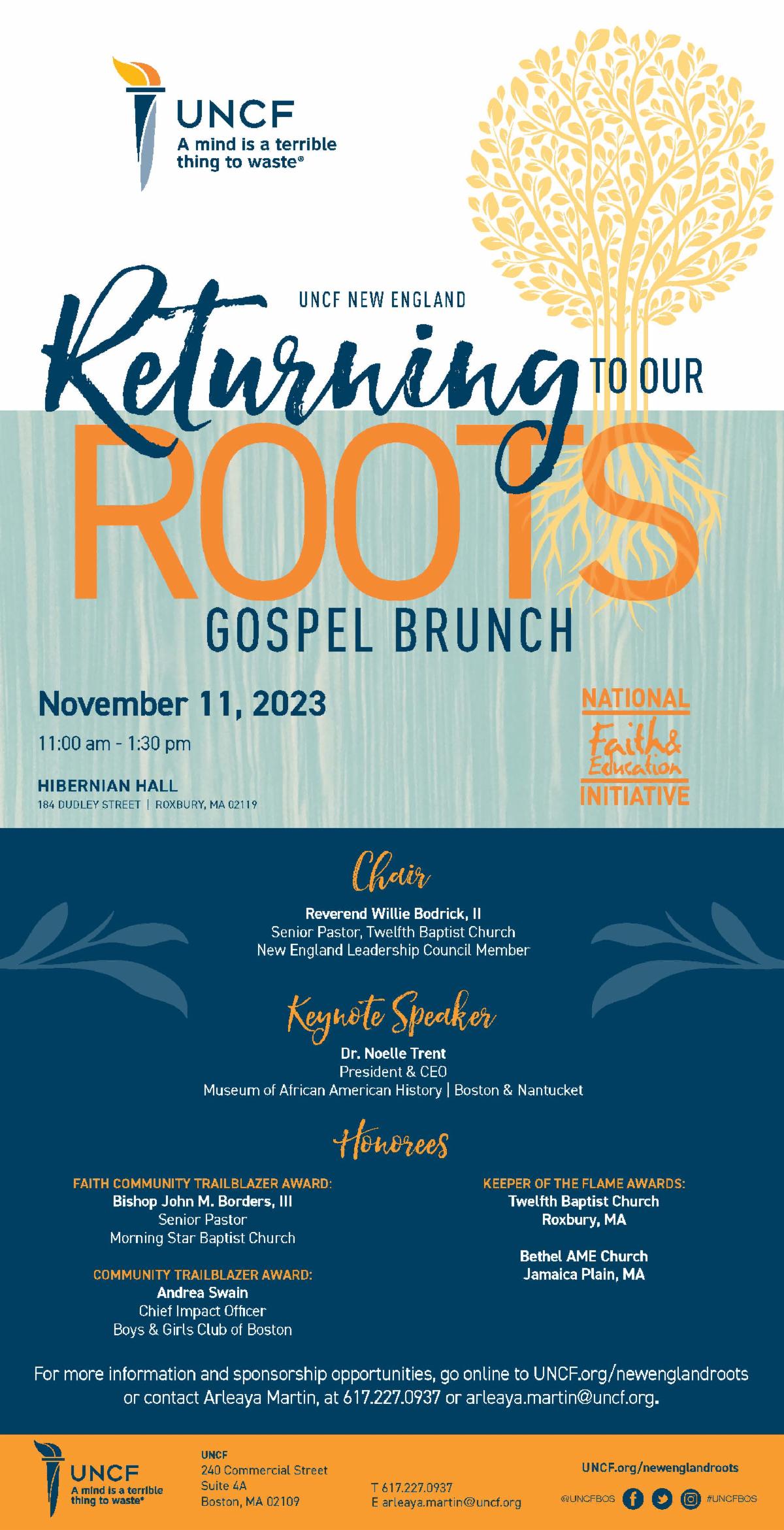 UNCF New England Community Partners Monthly E-Newsletter