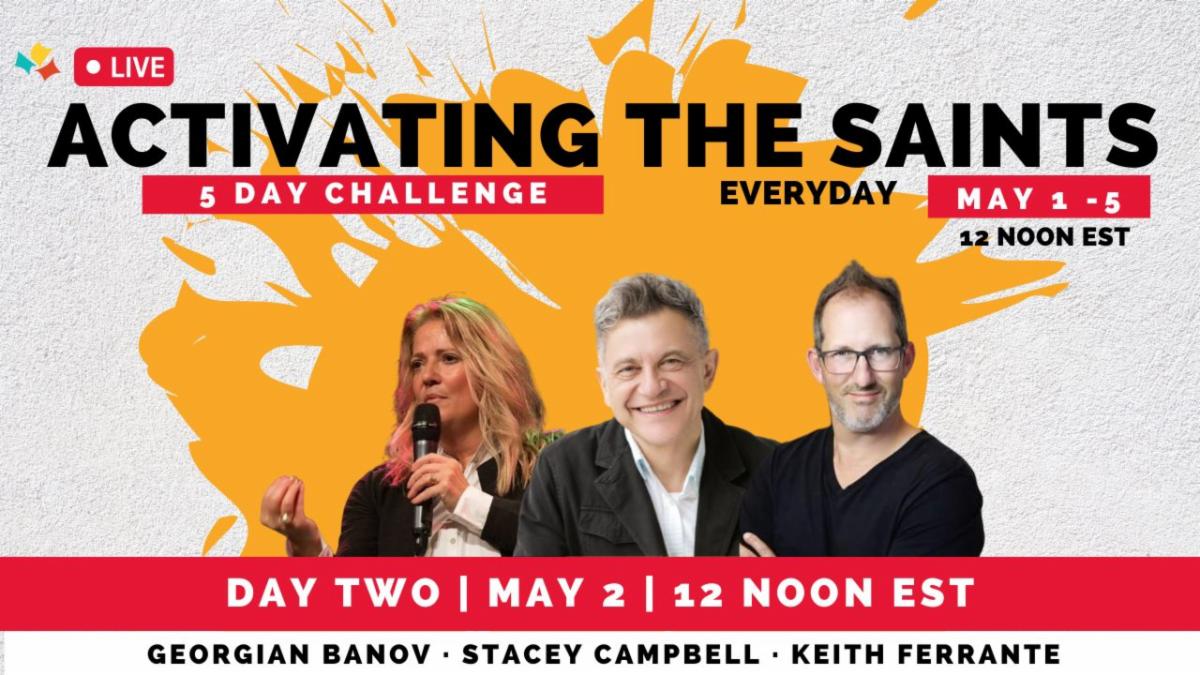LIVE in 1 HOUR | Activating the Saints with Georgian, Stacey Campbell ...