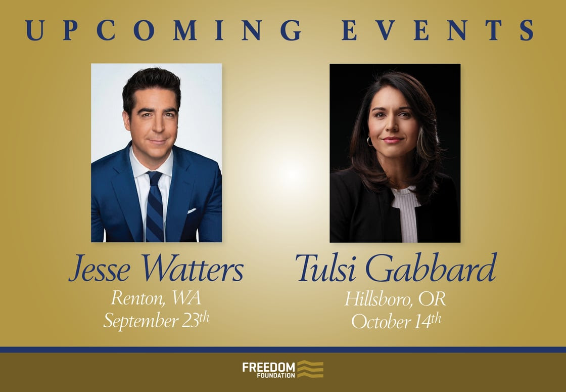 Your East Coast Monthly Update, from the Freedom Foundation!
