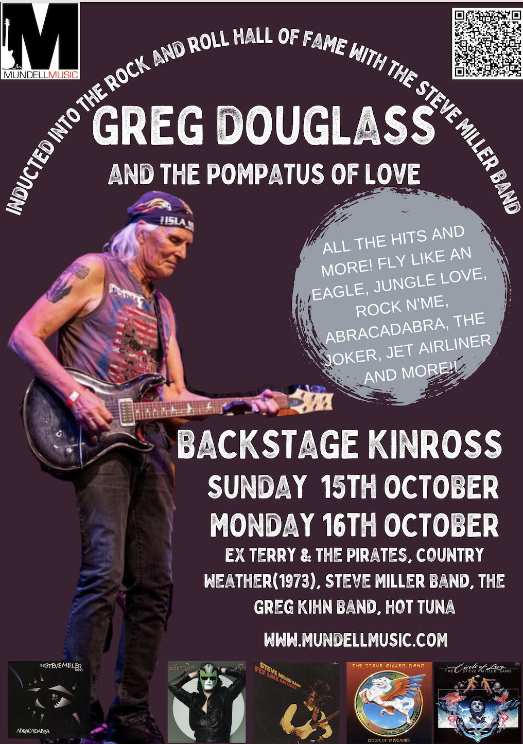 Backstage Kinross With Mundell Music GIGs