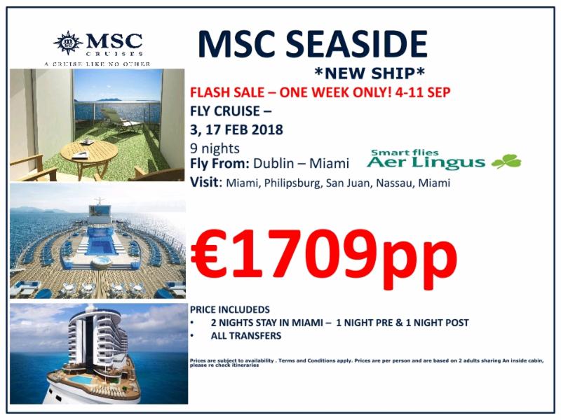 MSC Cruises FLASH SALE