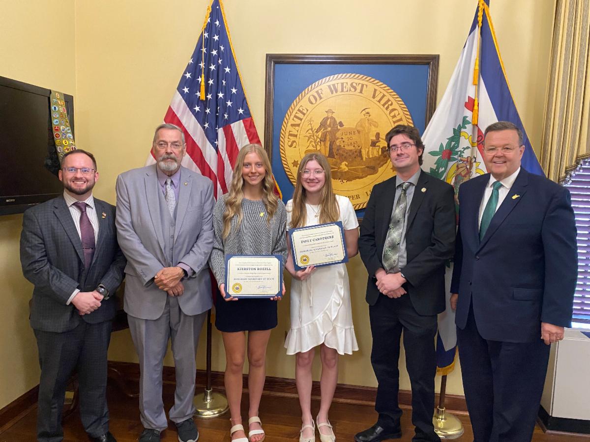 Meadow Bridge Seniors Recognized as Honorary Secretaries of State