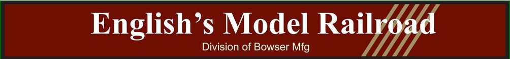 Bowser English's Model RR - New Product Announcement
