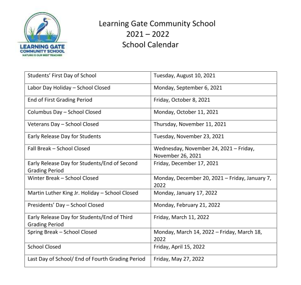 Learning Gate Newsletter