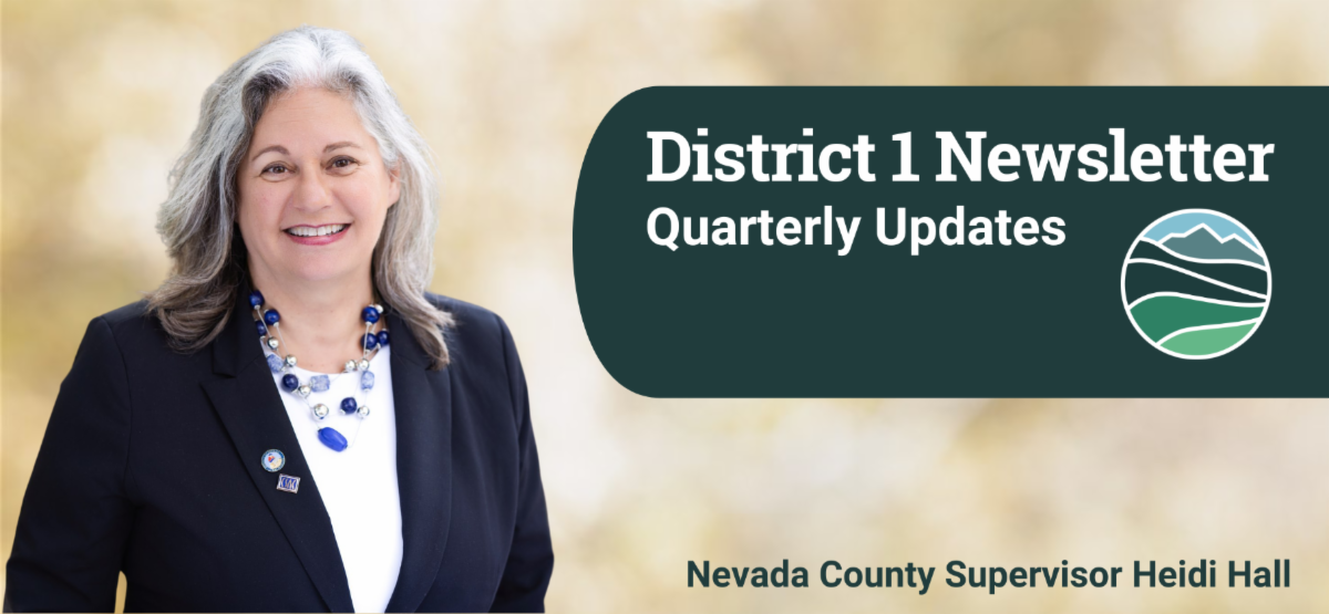 District 1 Newsletter from Supervisor Heidi Hall