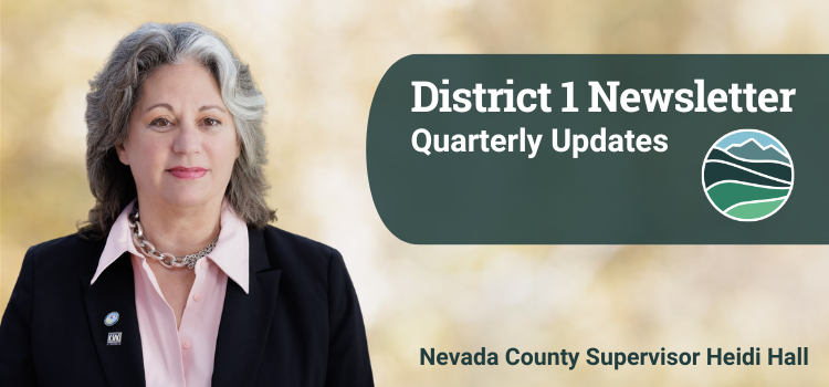 District 1 Newsletter from Supervisor Heidi Hall