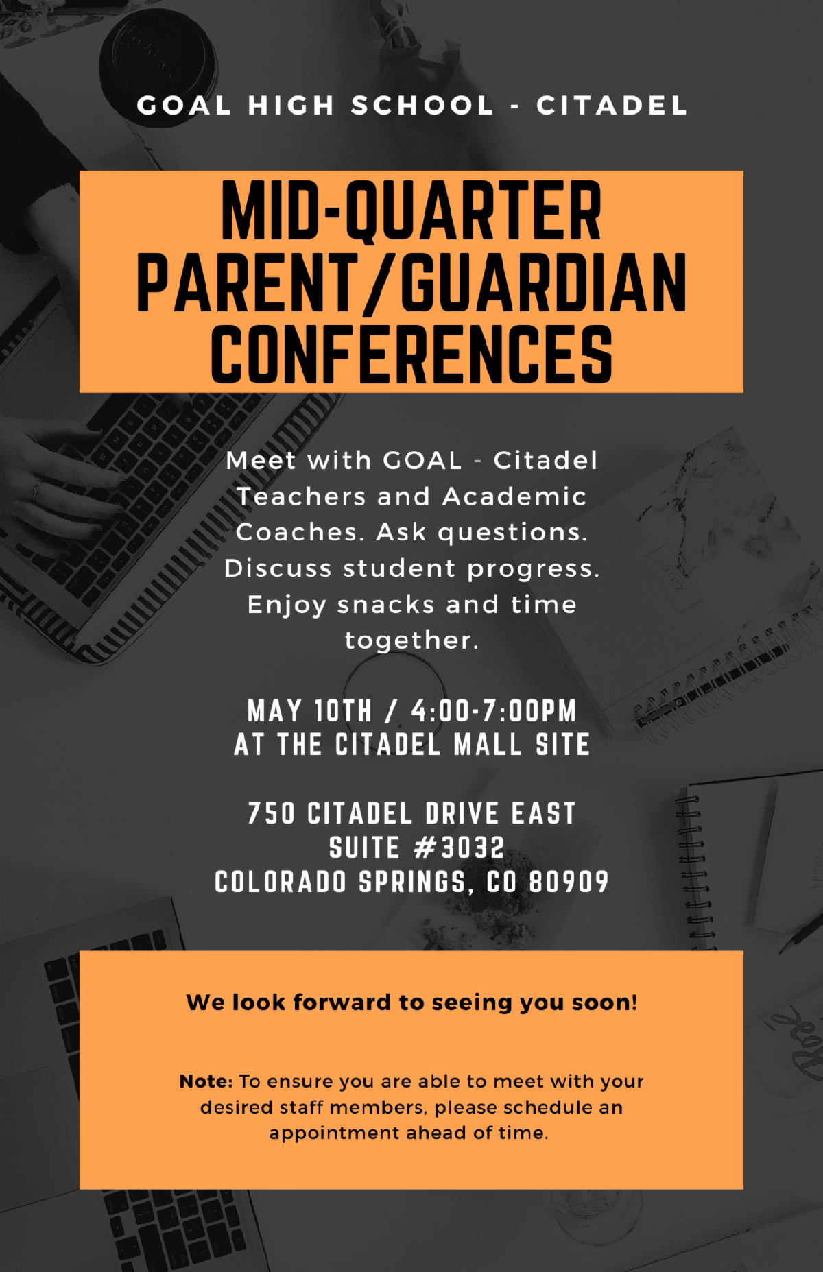 Gladiator, Welcome to 2023 at GOAL HS - Citadel!