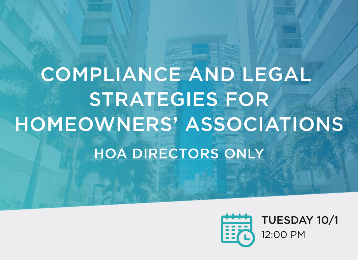 Do you have the latest HOA Updates and Condo Tips? 🌇