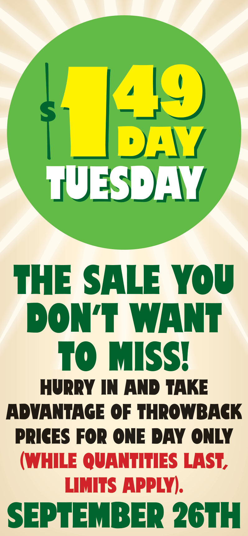 SAVE BIG this week for our Pick 5 Meat & Seafood SALE! Roth's Fresh ...