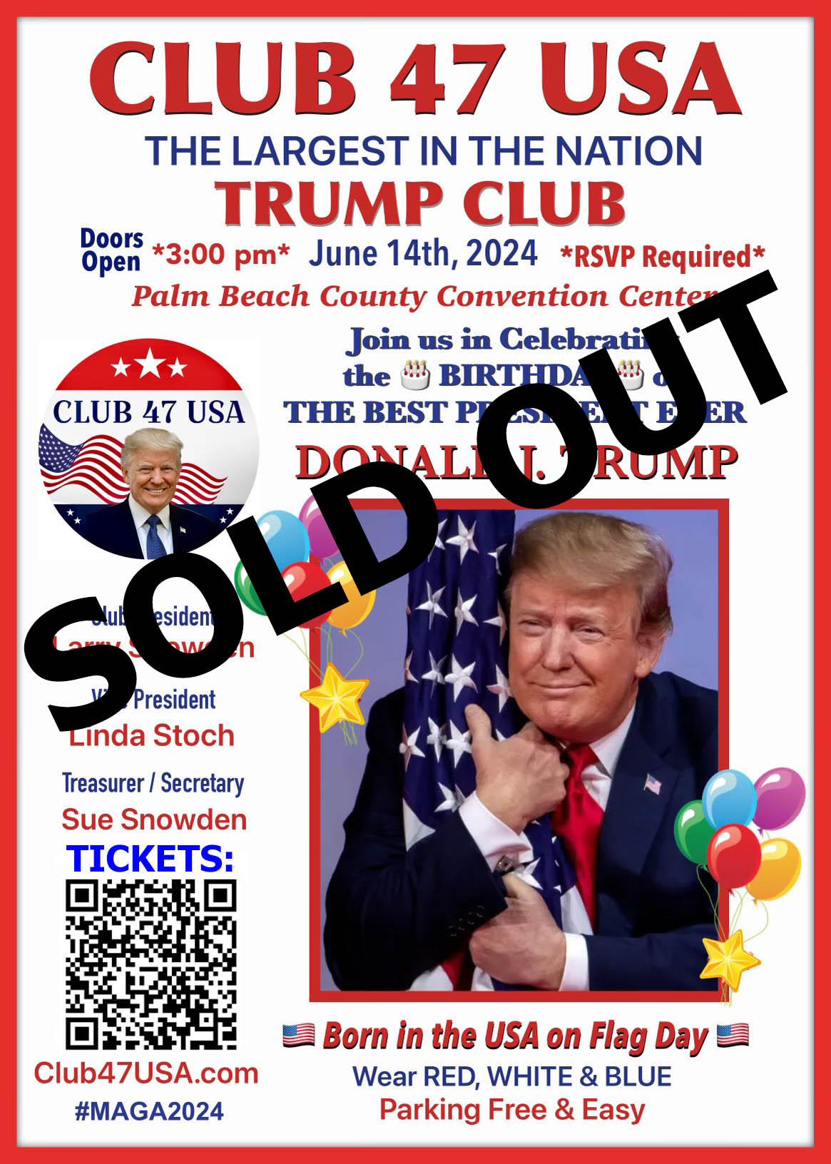 Club 47 Meeting Sold Out