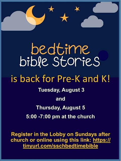 Sunday Bulletin for July 25, 2021