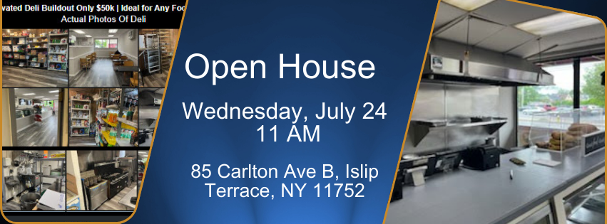 Open House | Restaurant Buildout | Only $50K