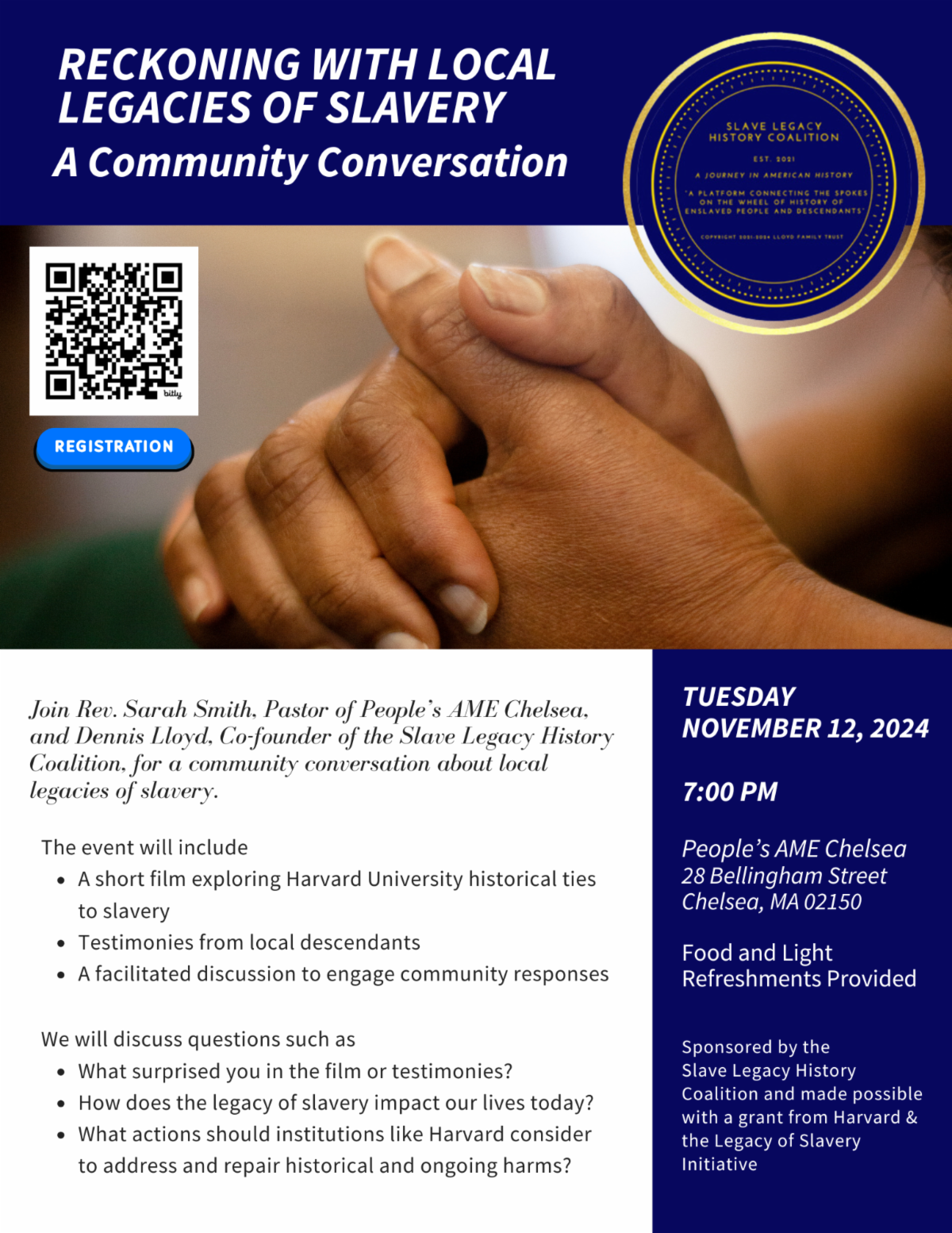 REMINDER: November 13: Richard Cellini on the Georgetown Memory Project