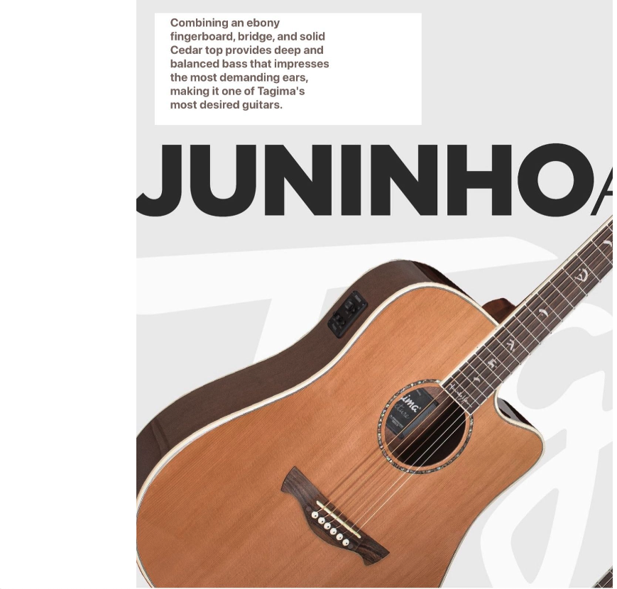Juninho Afram Signature Acoustic Guitar