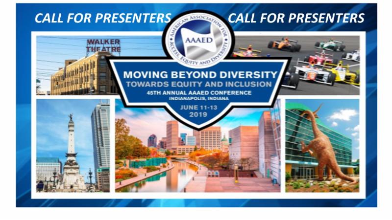 CALL FOR PRESENTERS AAAED 2019 NATIONAL CONFERENCE