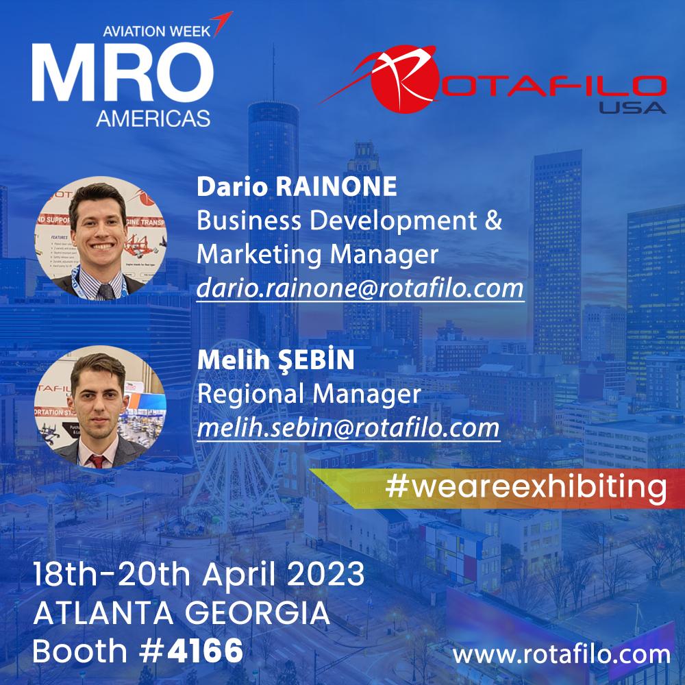 18-20 APRIL MRO AMERICAS 2023 Booth #4166