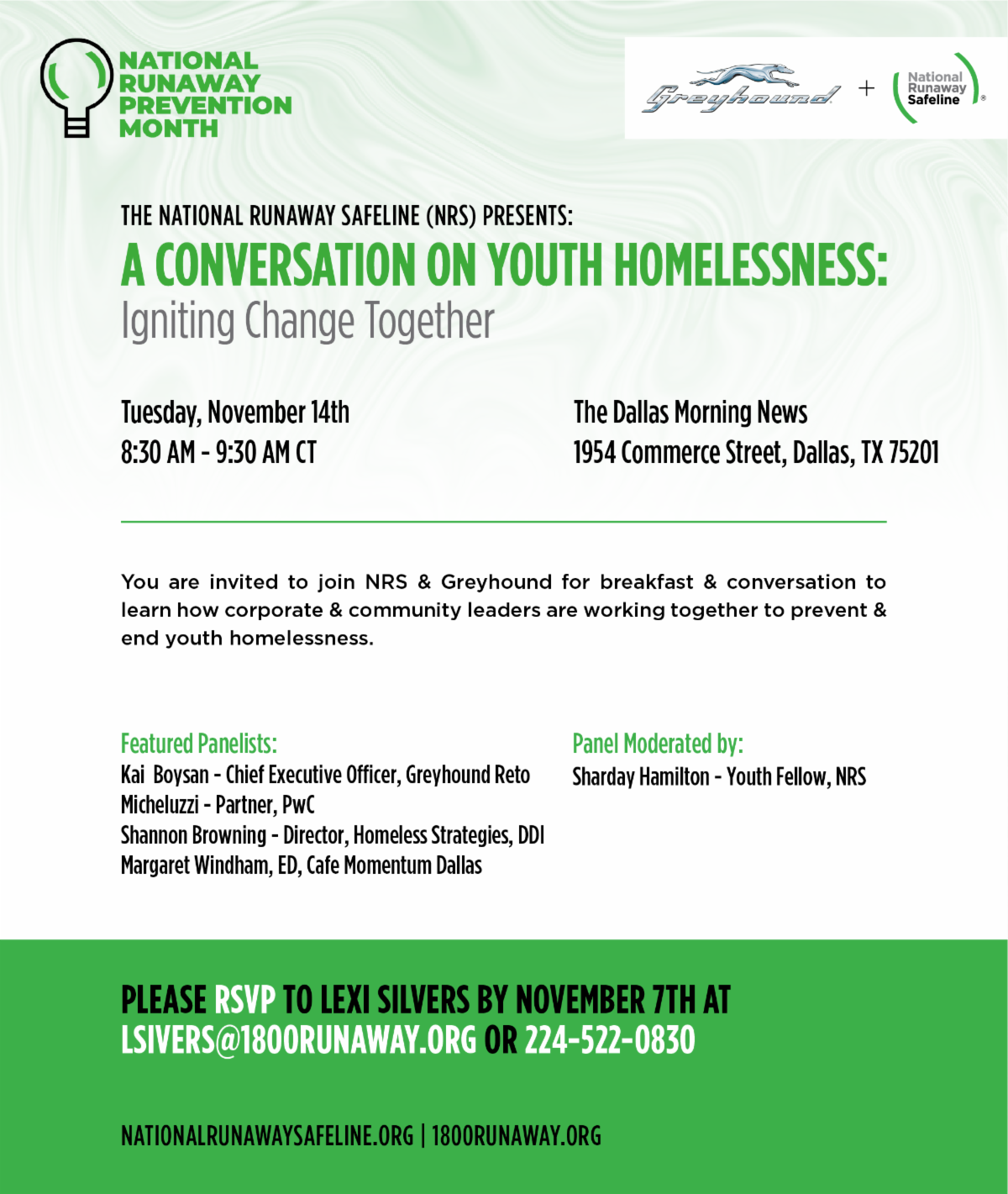 Invitation to Dallas Event - A Panel Discussion on Corporate Social ...