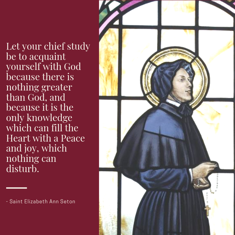 CE News Special Edition: Feast of St. Elizabeth Ann Seton!