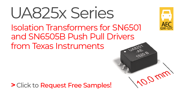 New Isolation Transformer for Texas Instruments SN6501 and SN6505B Push ...