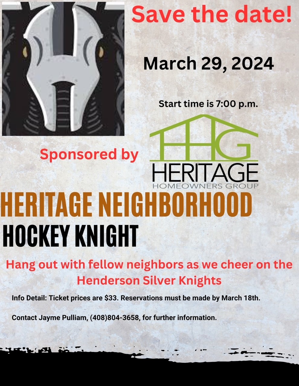 Upcoming Events for March and April 2024!