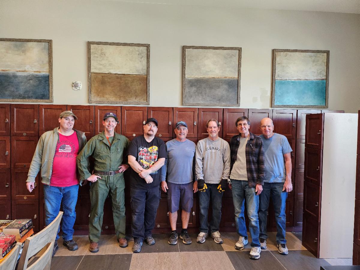 Chorus Room Locker Install