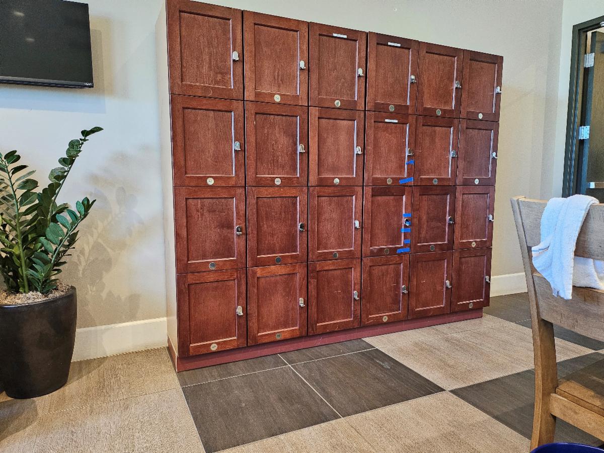 Chorus Room Locker Install