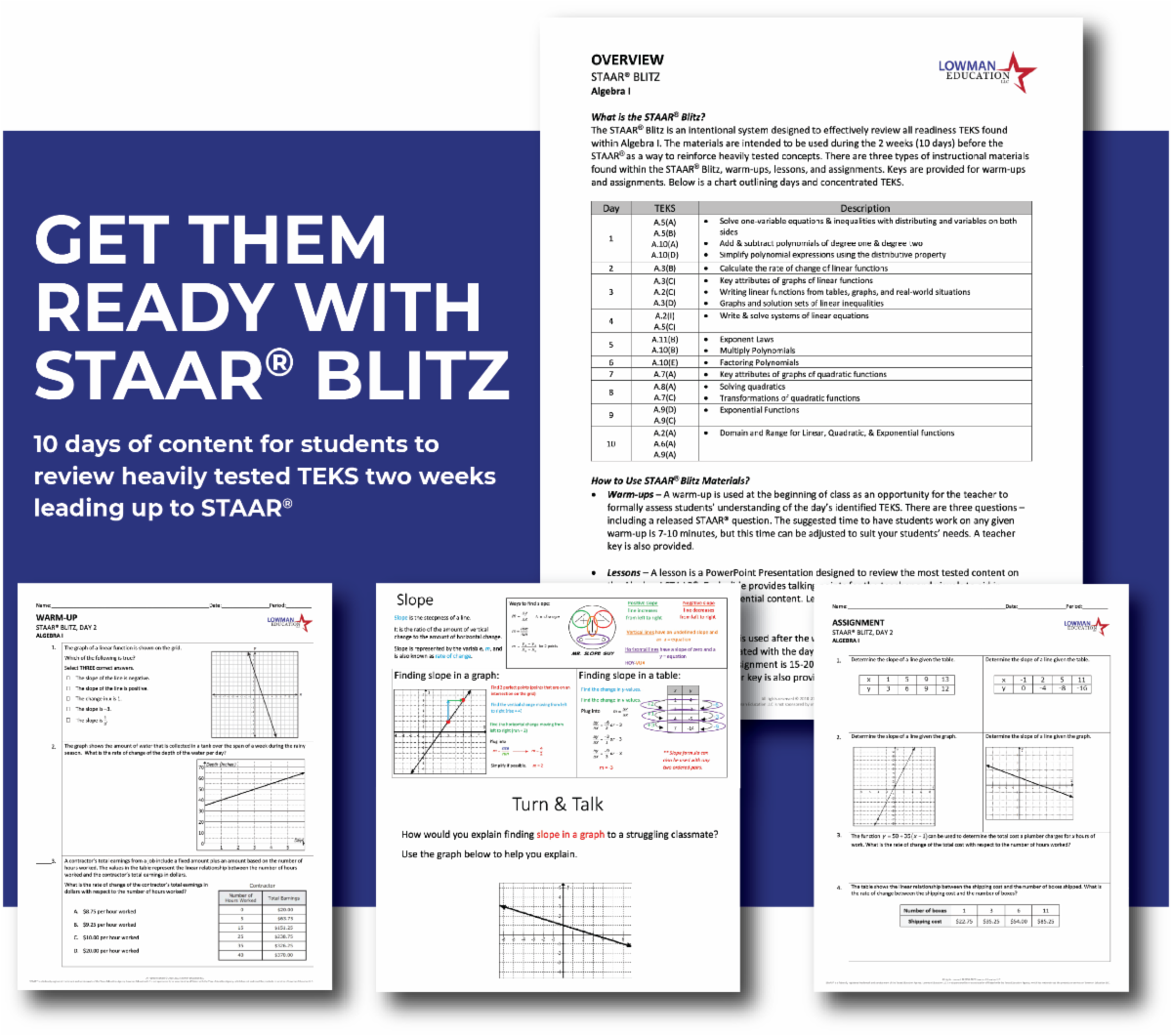 Get Them Ready with STAAR Blitz from Lowman Education