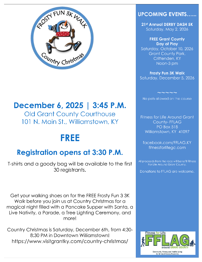 Frosty Fun Run at Country Christmas