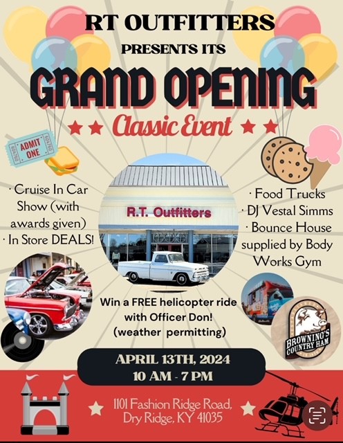 RT Outfitters Grand Opening Classic Event