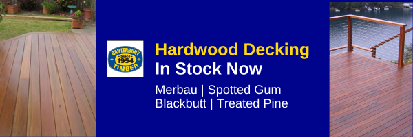 Hardwood Decking Available for Same Day Delivery