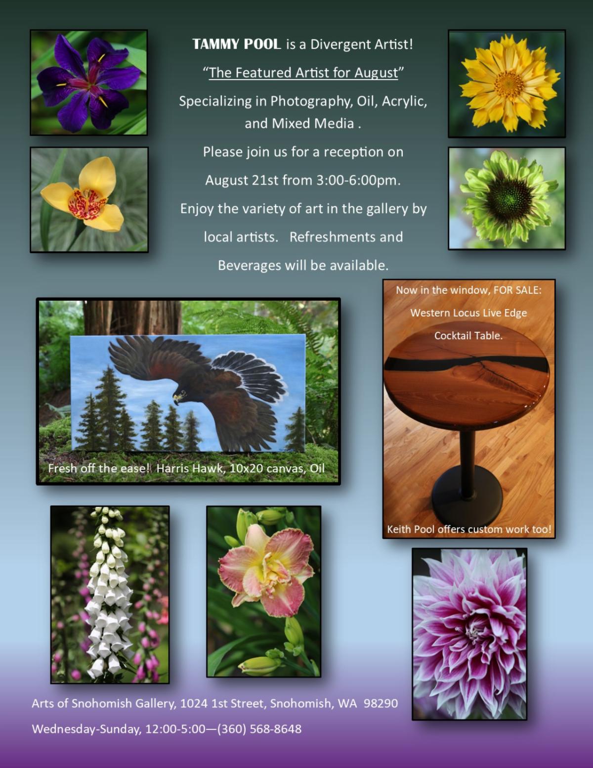 Artist Highlights at The Arts of Snohomish Art Gallery
