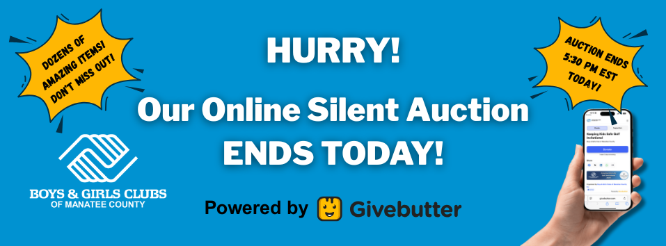 Our Online Silent Auction ENDS TODAY!