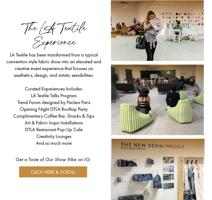 Exhibit in the Leading Textile Event on the West Coast: LA TEXTILE at ...