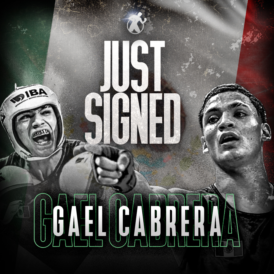 GOLDEN BOY SIGNS MEXICAN NATIONAL CHAMP, GAEL CABRERA - REAL COMBAT MEDIA