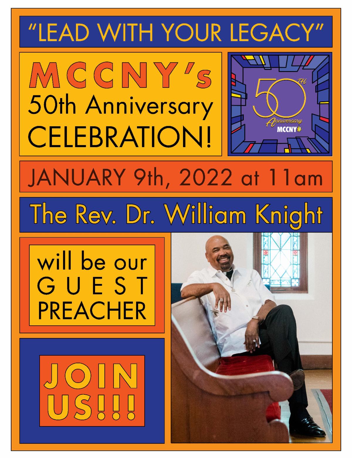 Celebrate 50 Years of MCCNY!