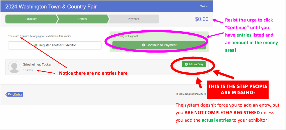 Fair Livestock - Missing Tags and Help with Registration