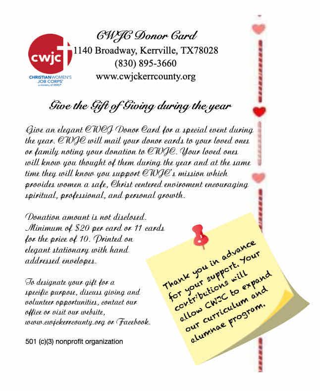 CWJC highlights two new board members and alumnae Falon Love