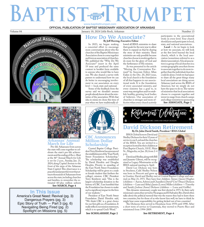 - Here is your January 10, 2024 E-Trumpet!