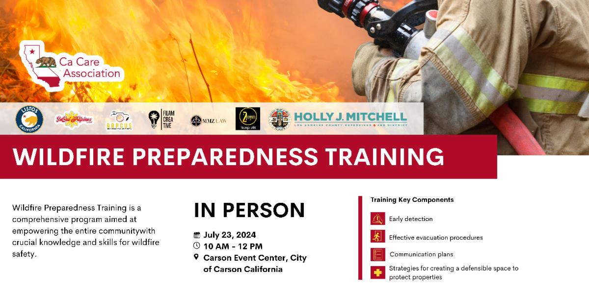 In Person Wildfire Preparedness Training