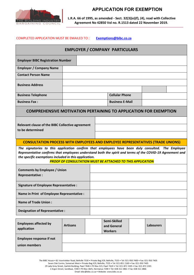 Annual Builders' Shutdown Dates 2022 - 2023