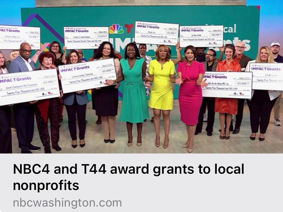 NBC Universal Award - Arts for the Aging, Inc.