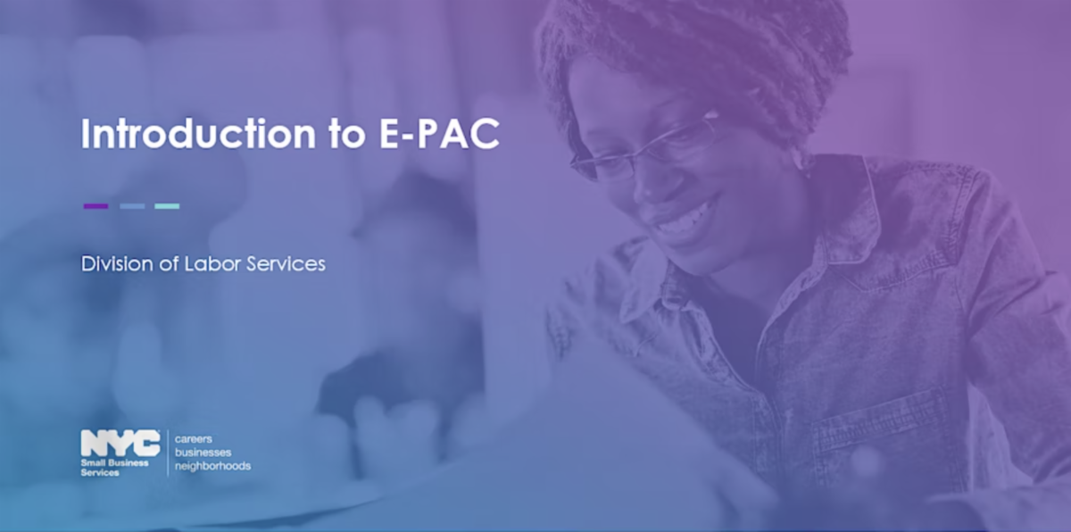 E-PAC Pre-Award Conference Information Webinar