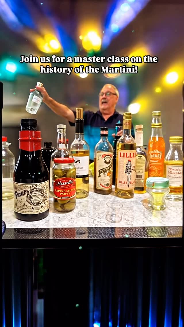 Masterful Martinis TONIGHT with a master mixologist
