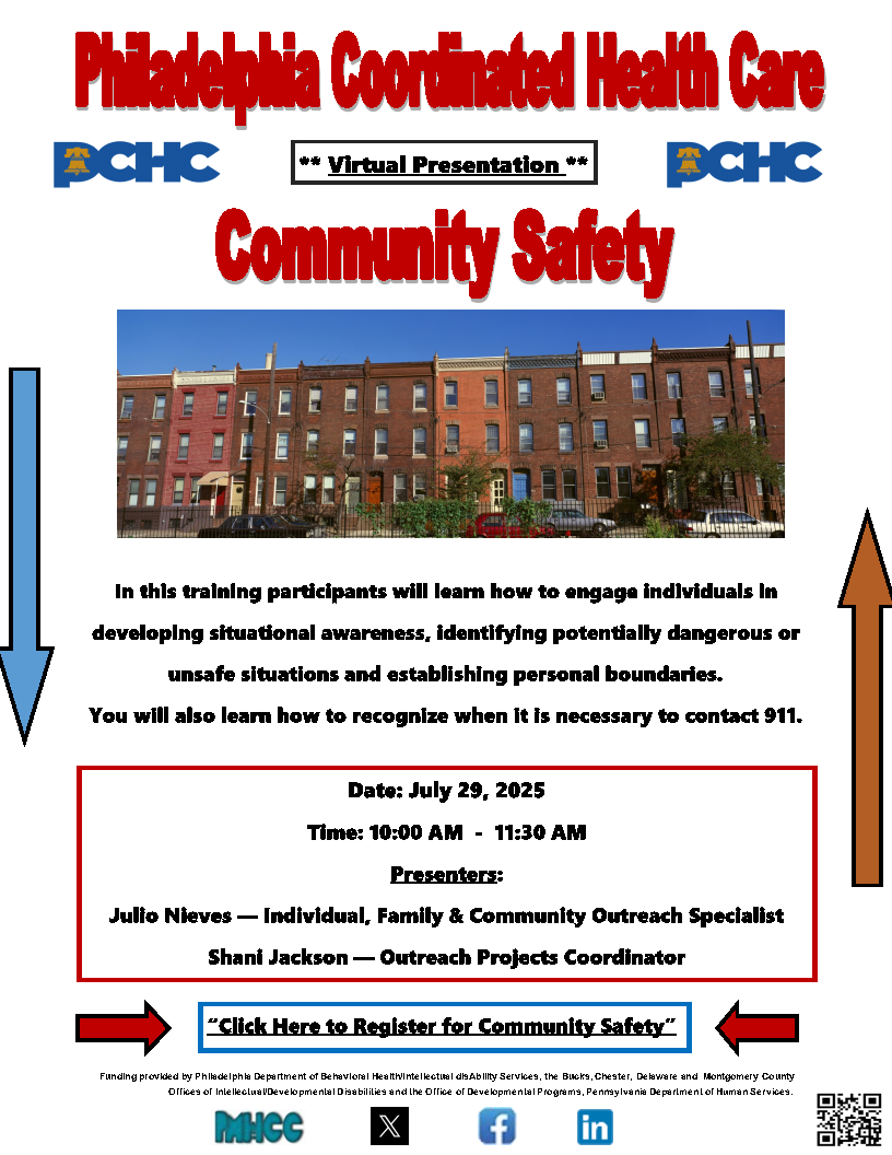 PCHC Community Safety Training