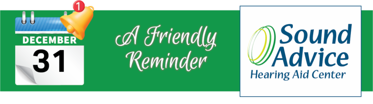 December 31st, a Friendly Reminder