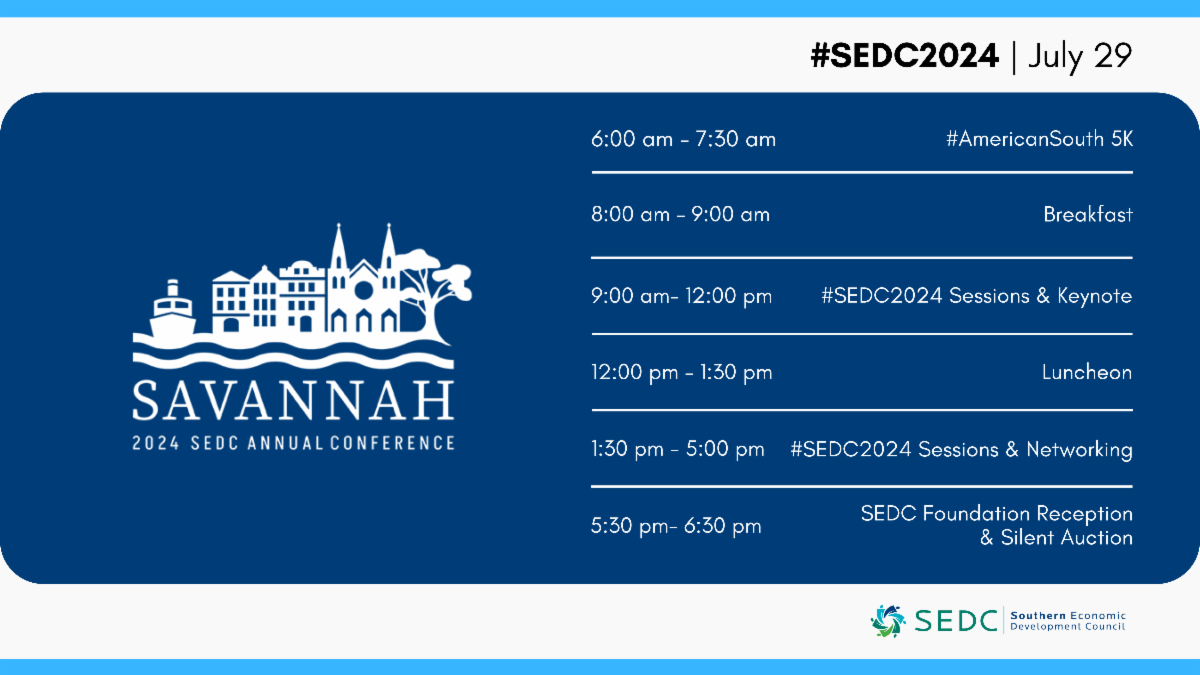 SEDC Annual Conference Agenda Info
