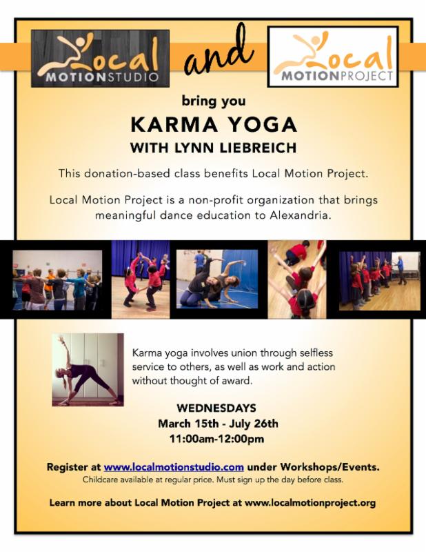 Karma Yoga fundraiser for Local Motion Project!