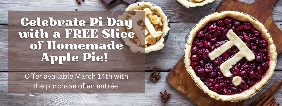 FREE Slice of Pie to Celebrate Pi Day!